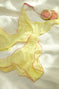 Yellow Sheer Lingerie| Yellow Bra and Panty Set – Moxy